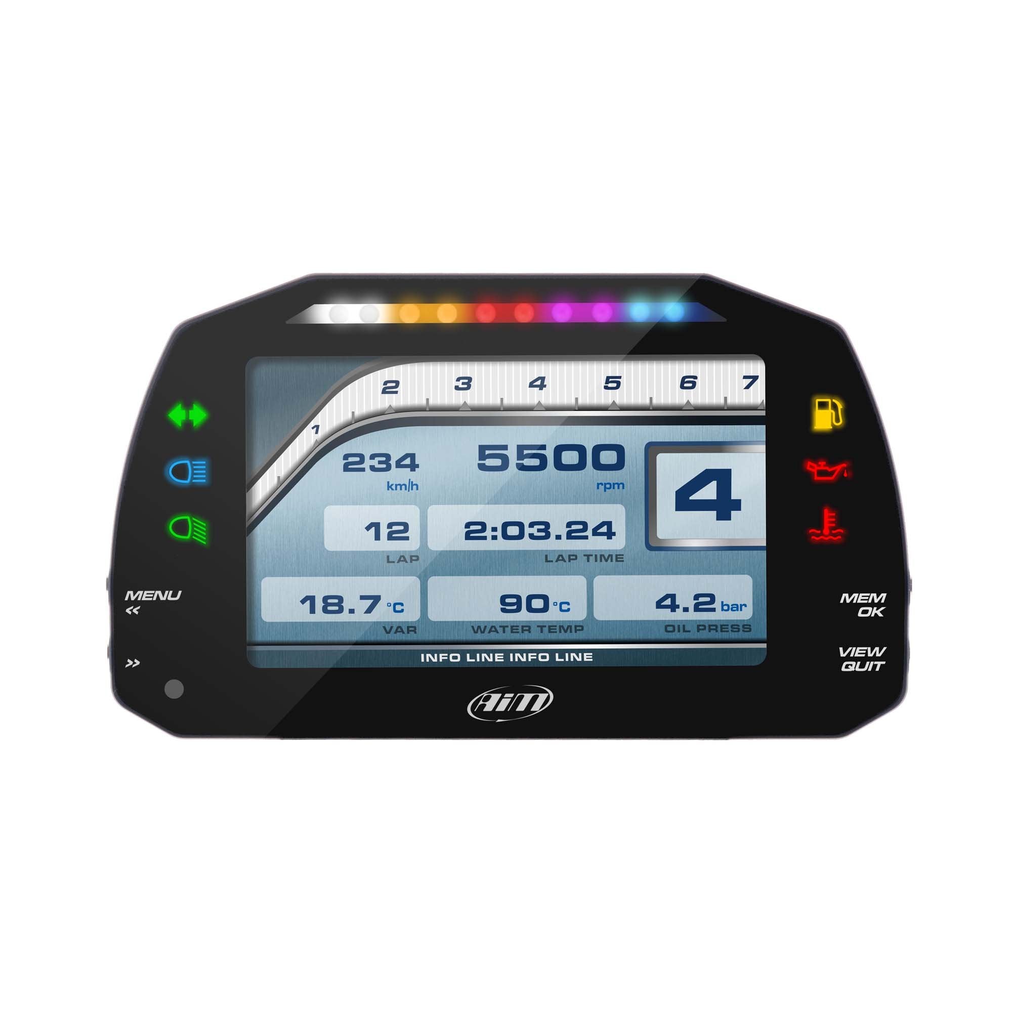 AIM MXS 1.3 Strada Icon Digital Dash